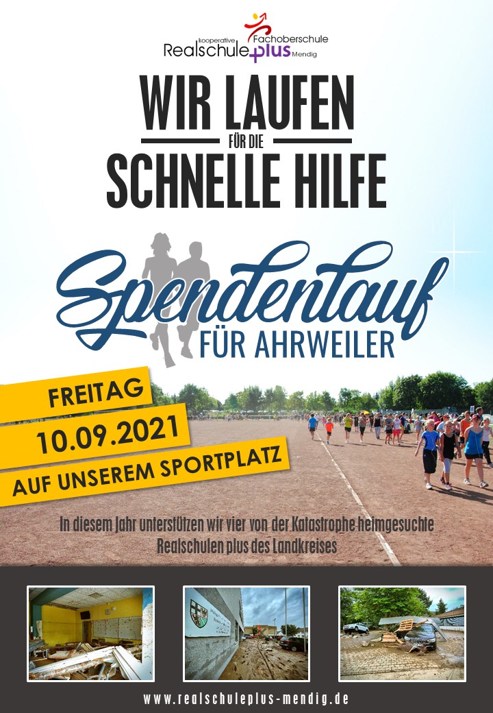 Spendenlauf für Ahrweiler | Vorbereitungen laufen – Realschule plus und ...